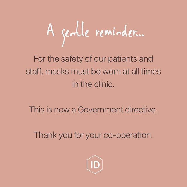 Gentle reminder- Masks must be worn at all times – Institute of ...