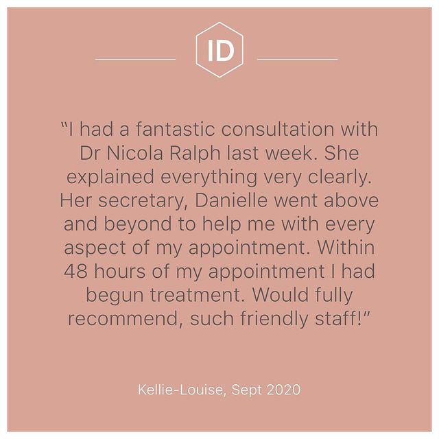 Testimonial for Dr Nicola Ralph – Institute of Dermatologists