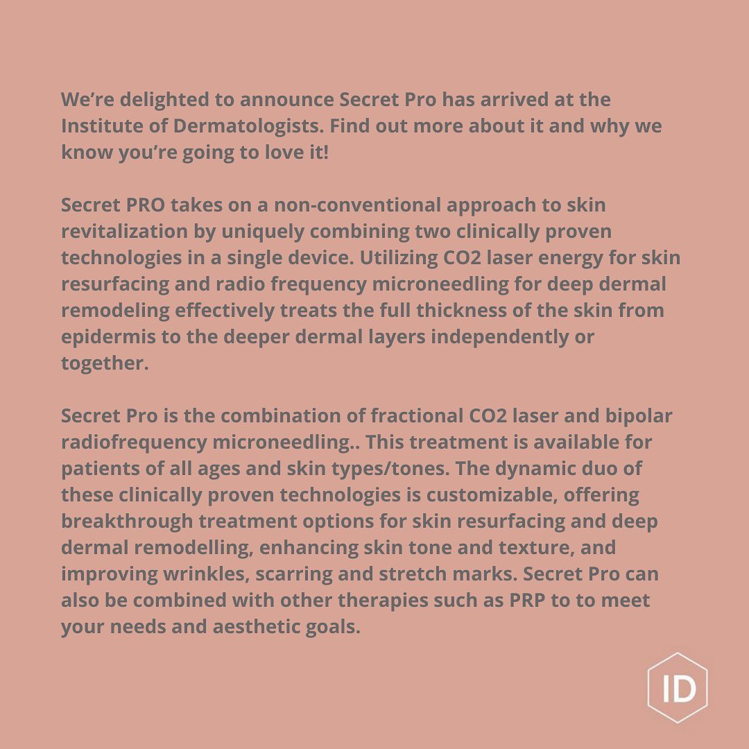 We’re delighted to announce Secret Pro has arrived at the Institute of ...